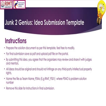 Junk 2 Genius : idea Submission templates.pptx