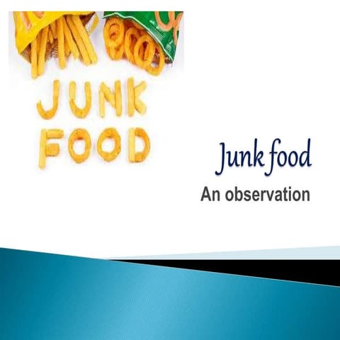Junk food | PPTX