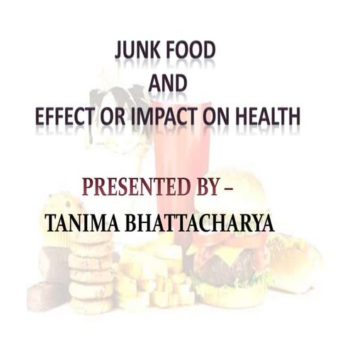 Junk food | PPTX