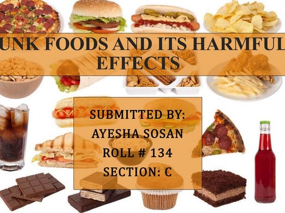 junk food and its side effects and hazards | PPTX