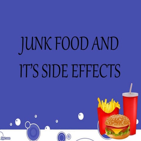 Junk food | PPTX