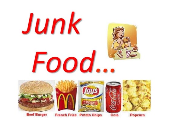 Junk Food V/S Healthy Food! | PPTX