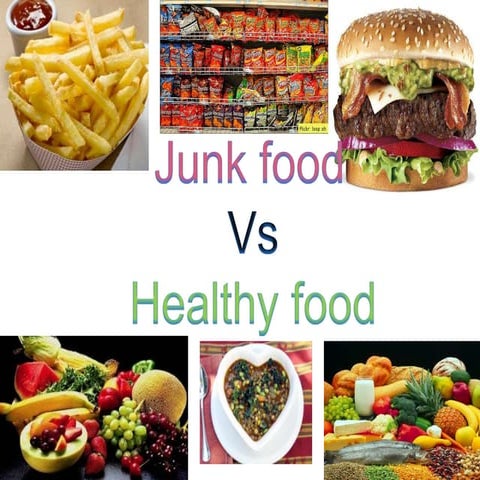 Junk food vs healthy food | PPT