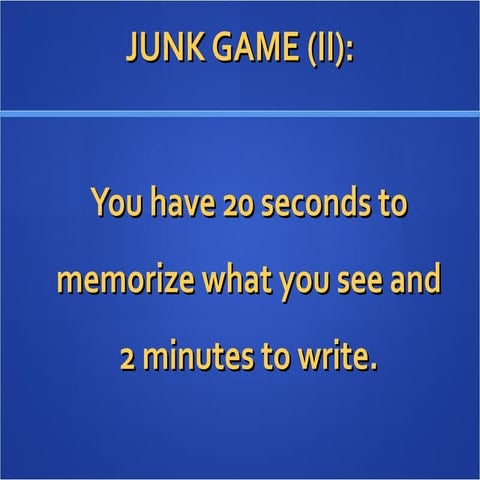 JUNK GAME 2 | PPT