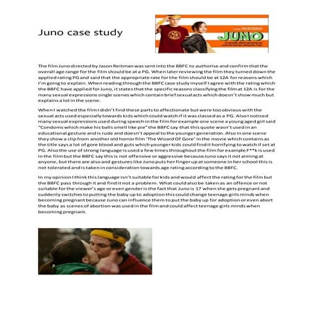 Juno case study | DOCX