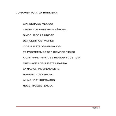 Juramento a la bandera | DOC