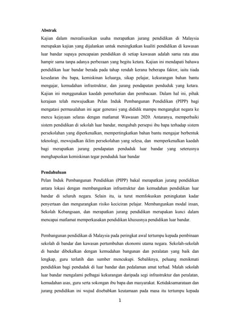 GEJALA RASUAH : MAKSUD, PUNCA, KESAN NEGATIF DAN CARA MENANGANINYA | DOCX