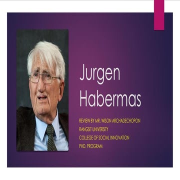 Jurgen habermas Analysis | PDF