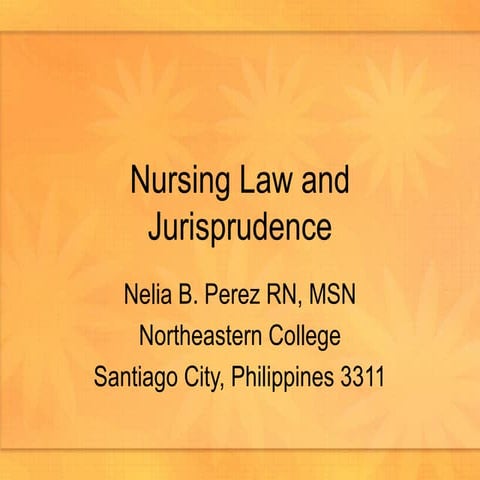 jurisprudence 4 | PPT