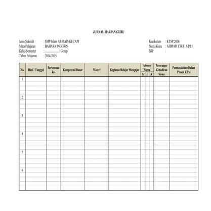 Jurnal Guru Mengajar Kelas X 2024OK.docx