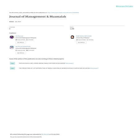 Jurnal jmm -volume-9-no.1-june-2019 | PDF