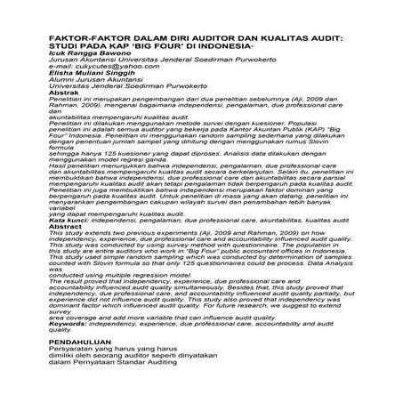 Jurnal auditing | DOCX