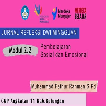 Jurnal Dwi Mingguan Modul 2.2Sosial Emosional.pd