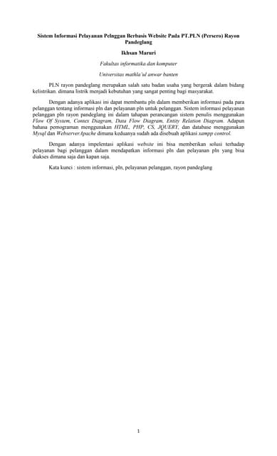 Web Based Culinary Tourism Recommendation System Pdf