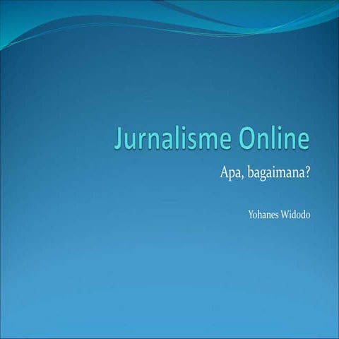 Jurnalisme online | PPT
