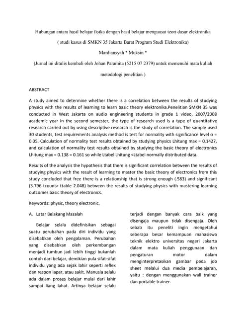 Pembuatan program simulasi diagram pengganti saluran transmisi daya listrik jarak menengah | DOCX