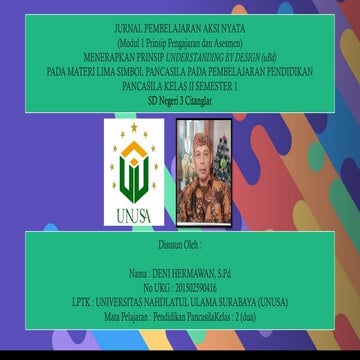 JURNAL MODUL 1_DENI HERMAWAN PPG Dalam Jabatan | PPTX
