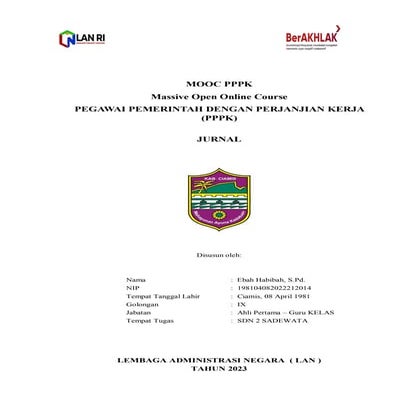 contoh Jurnal MOOC PPPK 2024_ Agung MS.pdf