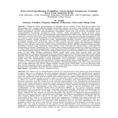 Jurnal pdp vol 4 no 2 m taufik vokasi | DOCX