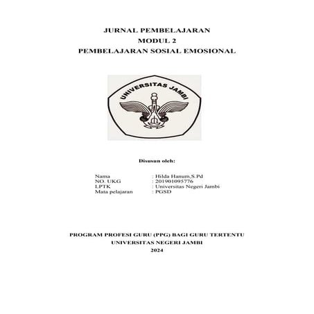 Jurnal Pembelajaran Modul 2 Materi Pse Pdf