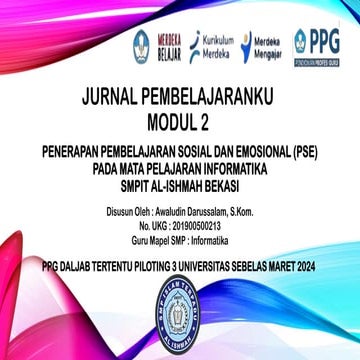 Jurnal Pembelajaran Modul 3 Sosial Emosional PPG Daljab 2024.pdf
