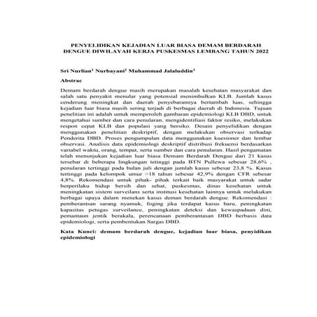 Jurnal Penyelidikan Epidemiologi DBD.docx