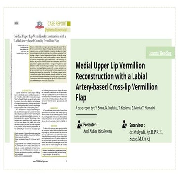 Jurnal Reading - Labial Artery based Cross lip Vermillion Flap.pdf.pptx