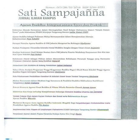 Budaya Pindapata: DInamika Interaksi Sosial Bhikkhu Sangha dengan Umat ...
