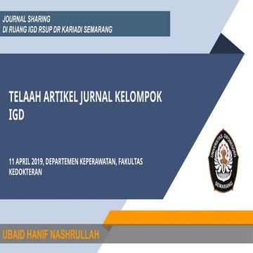 TELAAH ARTIKEL DAN JURNAL SHARING KELOMPOK.pptx