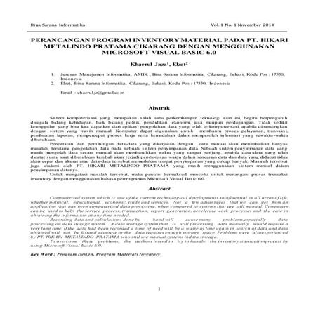 JURNAL TA - Khaerul Jaza 11141299 (doc) | PDF