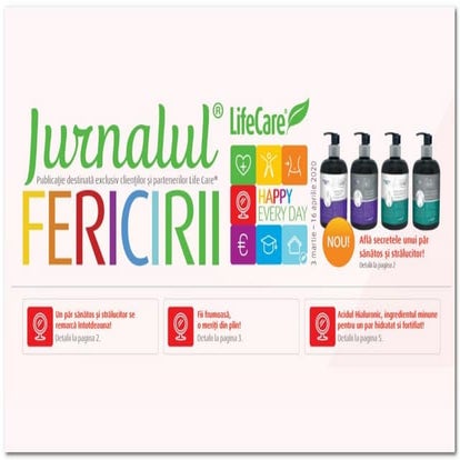 Jurnalul Fericirii Life Care - editia martie - aprilie 2020 | PPT