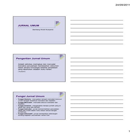 Jurnal umum tentang akuntansi kelasx.ppt