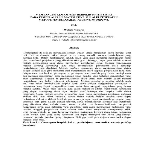 Hubungan antara kepercayaan diri dengan prestasi belajar dan ...