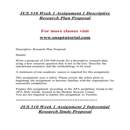 JUS 510 Exceptional Education / snaptutorial.com