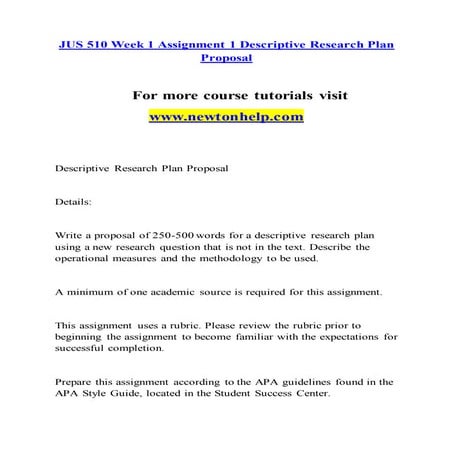 JUS 510 Great Stories /newtonhelp.com