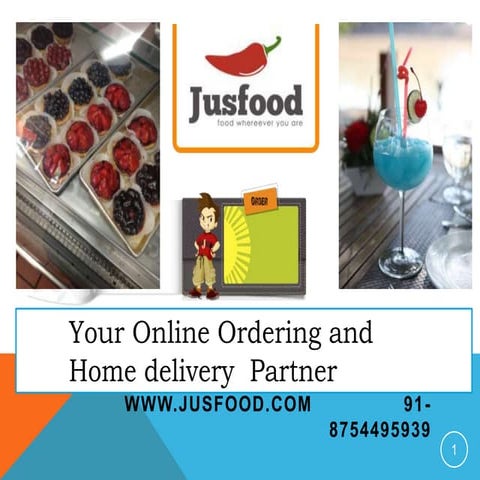 Jusfood presentation sep 2013 | PPTX