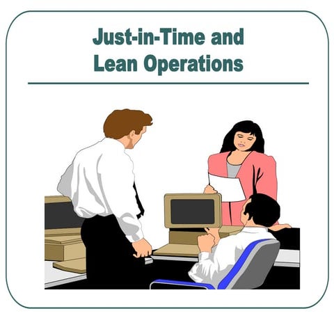 just-in-time production management & engineering | PPT