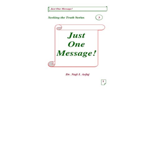 Just one-message | PDF