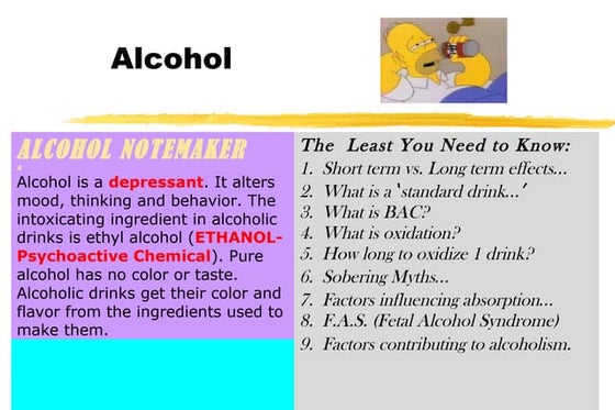 Alcohol Presentation | PPT
