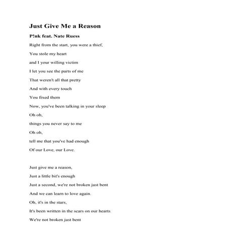 Song assignment | DOCX