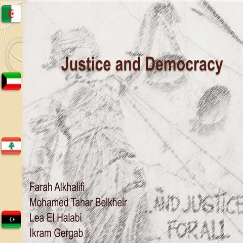Justice and democracy | PPTX