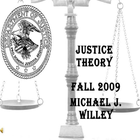 Justice Theory | PPT | Law
