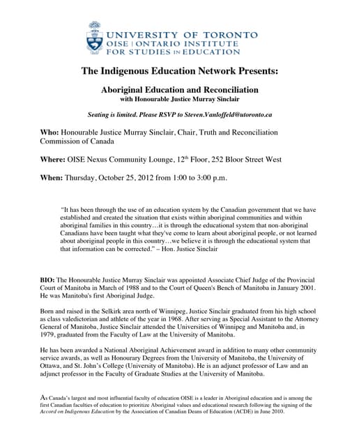 Event Poster: Aboriginal Environmental Activism | PDF