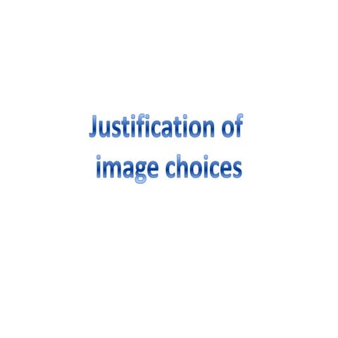 Justification of images | PPT