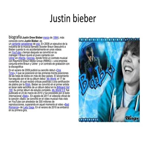 Justin bieber | PPTX