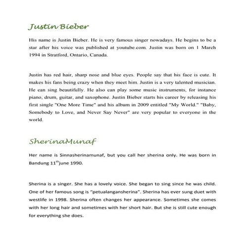 Justin bieber | PDF