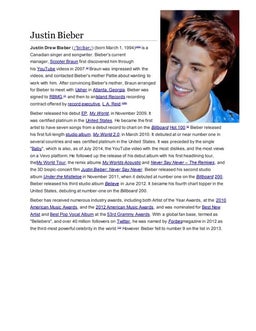 Justin bieber | PPT