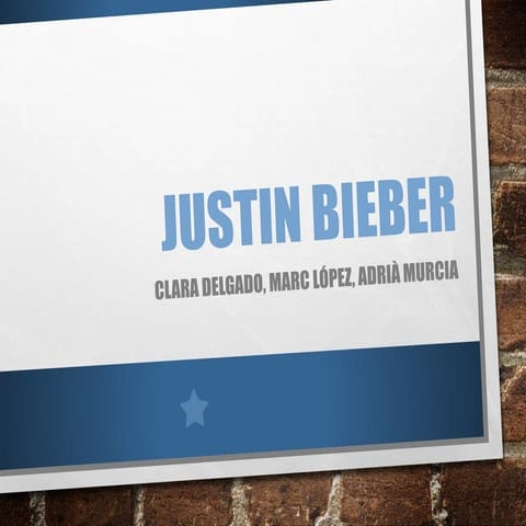 Justin Bieber Presentation | PPTX