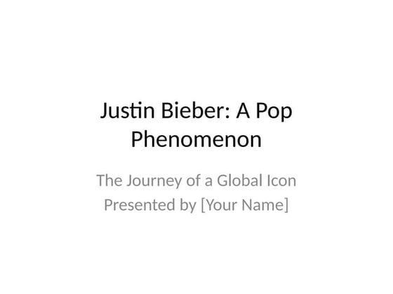 Justin bieber | PPT