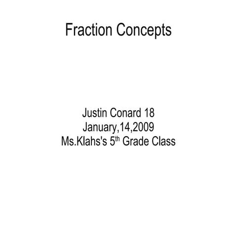 Fractions with movie | PPT